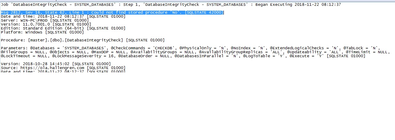How to use configure Ola Hallengren SQL server Maintenance script – SQL Server Blog Forum